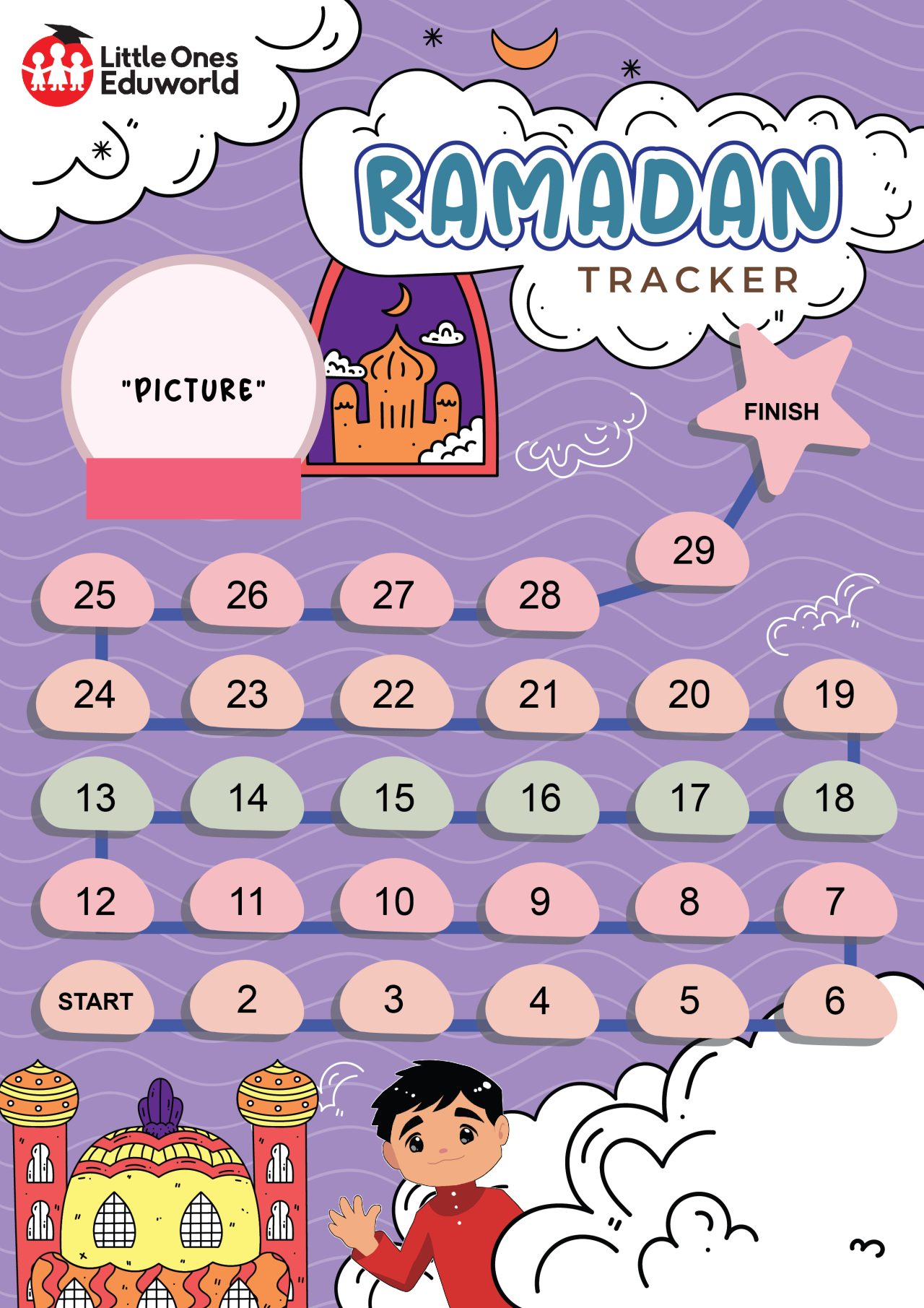 Ramadan Fasting Tracker & Tadarus Checklist - LOE Preschool by Little ...